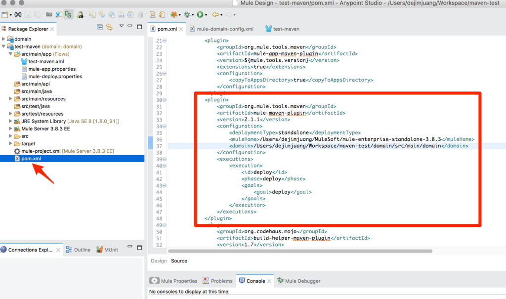 Deploy Domain Projects using the Mule Plugin for Maven – dejim.com